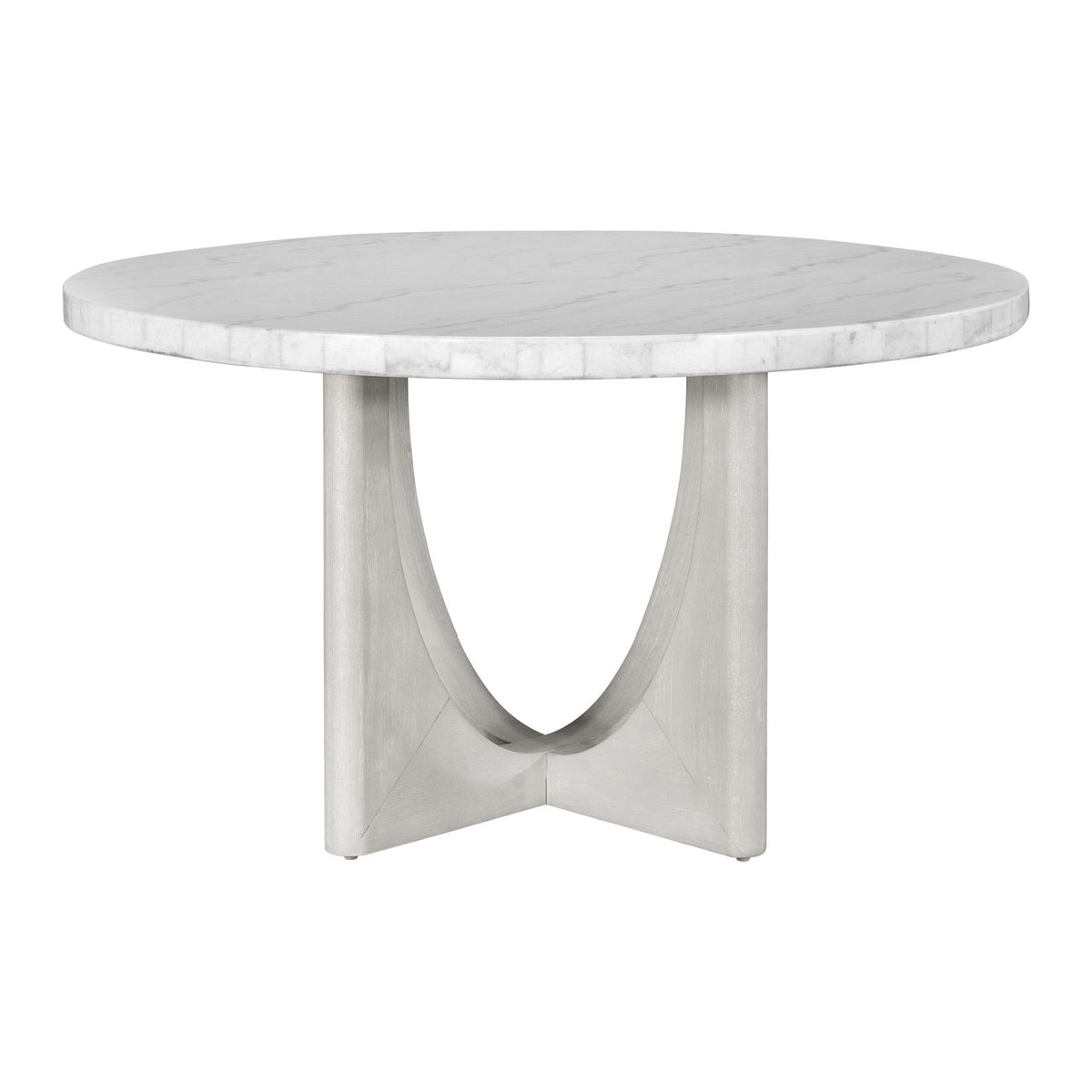 Gavin - Dining Table - Driftwood / White Marble – Domestic Possessions