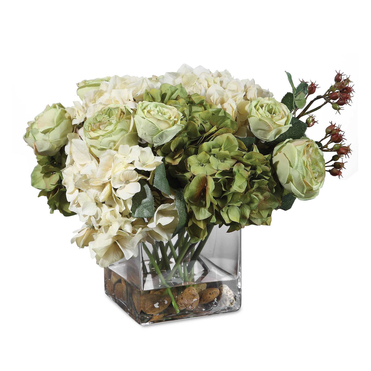 Cecily - Hydrangea Bouquet - Green – Domestic Possessions