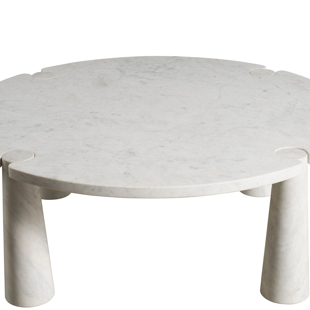 New Modern - Anniston Cocktail Table - White – Domestic Possessions